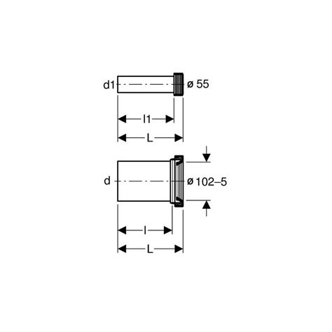Geberit Kit De Raccordement WC Suspendu Cm