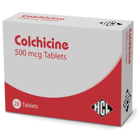 Halewood Colchicine Tablets Bp 500mcg Made In Britain