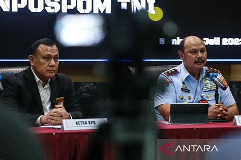 Puspom TNI Tetapkan Marsekal Madya TNI HA Dan Letkol Adm ABC Tersangka Korupsi Peralatan