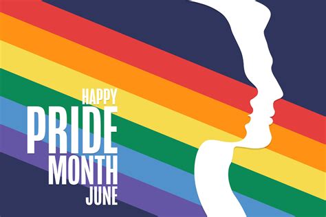 Happy Pride Month Lgbt June Holiday Concept Template For Background
