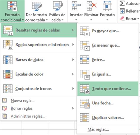 Formato Condicional En Excel Iii Resaltar Textos Y Fechas Buscarv