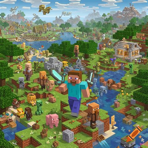 Minecraft Scene On Craiyon