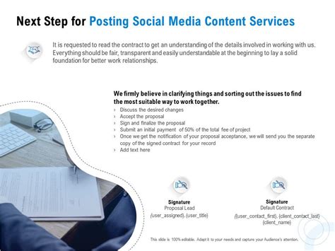 Posting Social Media Content Next Step For Posting Social Media Content