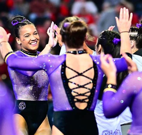 Ncaa Gymnastics Week 5 Lsu Secures Top 3 Spot In All Team Rankings For