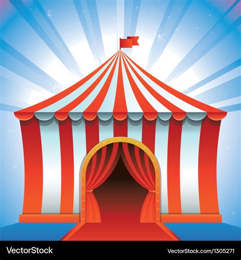 Circus Tent Royalty Free Vector Image Vectorstock