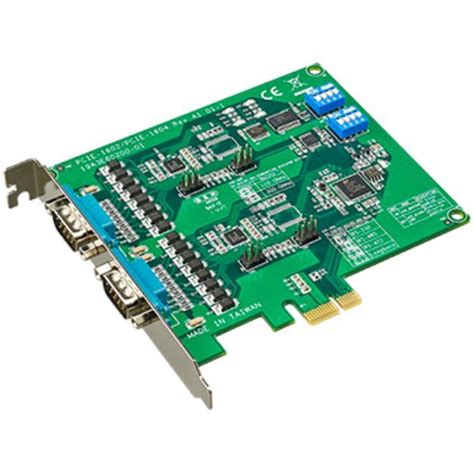 PCIE-1602 Advantech PCI Express Adapterkarte mit 2x RS232/422/485 Ports ...