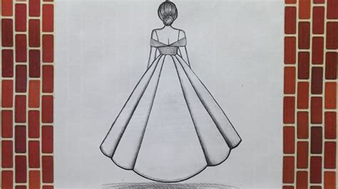 Girl Drawing With Her Back Turned Step By Step Easy Drawings How To