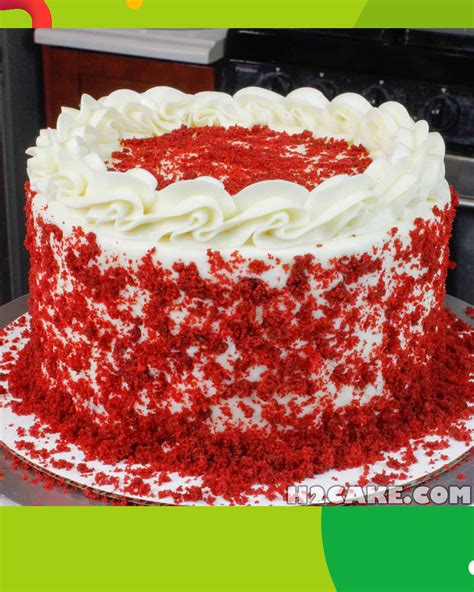 The Artistry Of Red Velvet Cheesecake Cake H2Cake