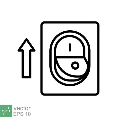 ligero en eléctrico cambiar icono sencillo contorno estilo poder