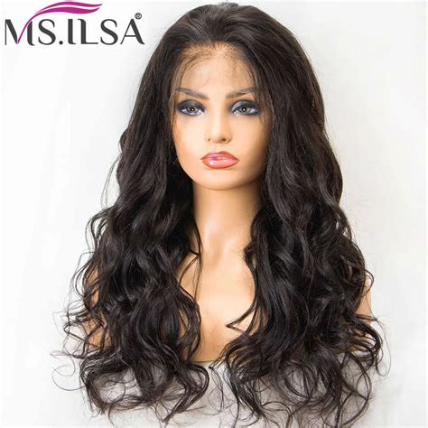 Body Wave Lace Front Human Hair Wigs For Women Natural Wave Brazilian 4