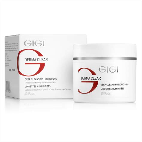 GIGI SKIN EXPERT Deep cleansing liquied pad / Очищающие ватные диски ...