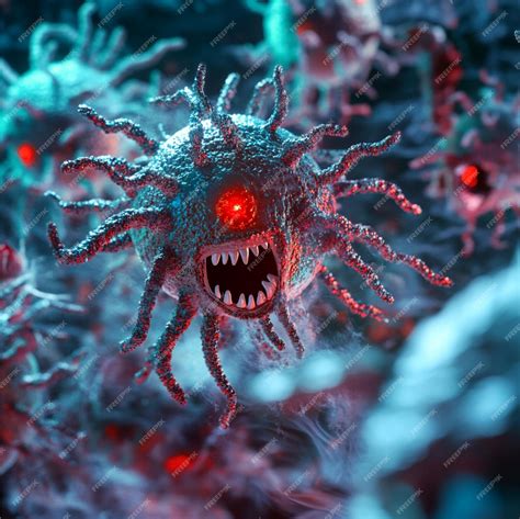 Visualization Of Malware Detection And Removal Processes Premium Ai Generated Image