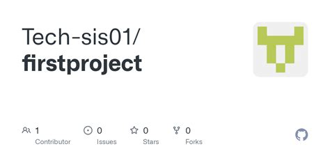 GitHub Tech Sis01 Firstproject