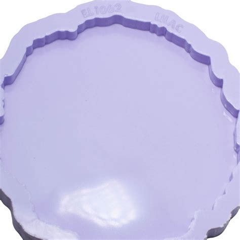 Molde de Silicone para Resina Porta Copo Geodo cavidade cm Estúdio Lilac Moldes de