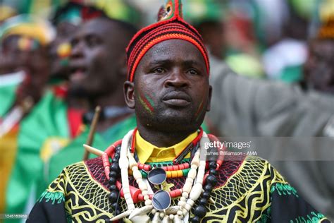 A Fan Of Cameroon During The Fifa World Cup Qatar 2022 Group G Match