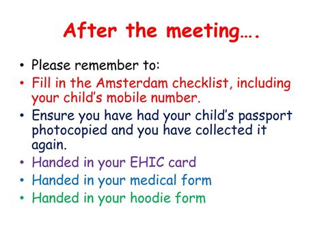 Amsterdam Information Evening Ppt Download