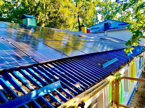 В Ірпінській дитячій поліклініці встановили 60 сонячних батарей фото НашКиїв Ua