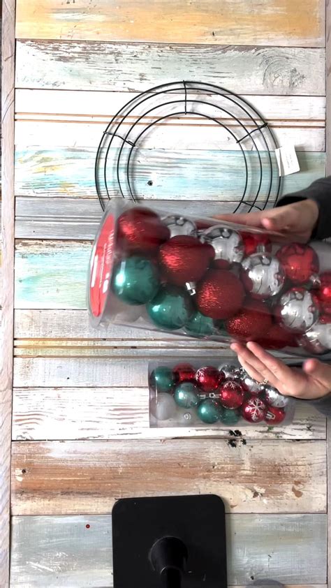 Diy Dollar Tree Ornament Wreath Artofit