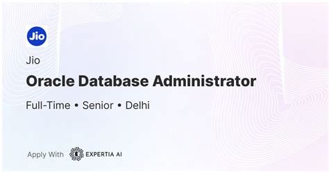 Oracle Database Administrator Job Delhi Senior