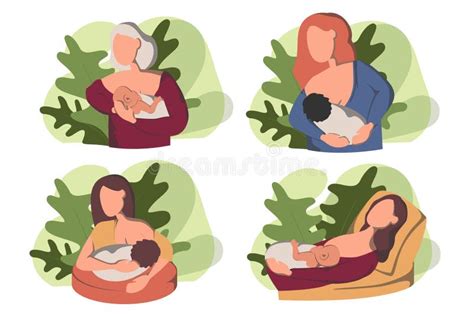 Breastfeeding 图库插画、矢量和剪贴画 3 图库插画