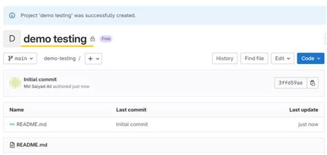 how to create a project in gitlab geeksforgeeks