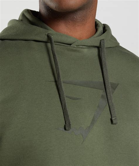 Gymshark Sharkhead Infill Hoodie Core Olive Gymshark