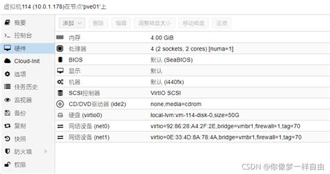 Pve 单网卡多地址 Csdn博客