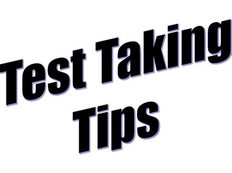 Ppt Test Taking Tips Powerpoint Presentation Free Download Id2225803