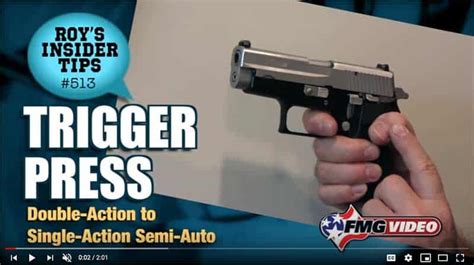 GUNS Magazine Trigger Press Double Action To Single Action Semi Auto GUNS Magazine
