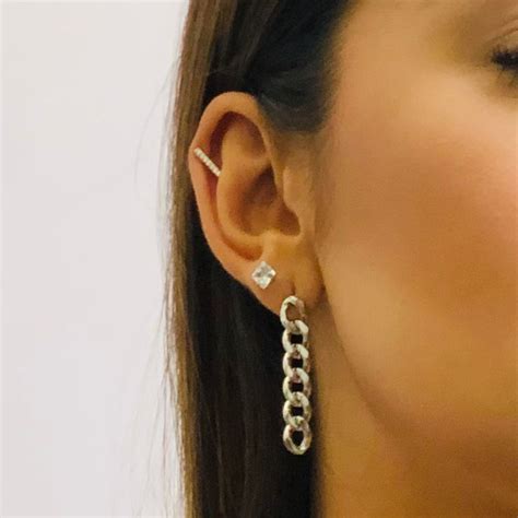 Brinco Corrente Aço Inox