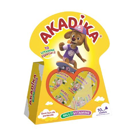 Acadele Multivitamine 10 Bucati Akadika Noriel
