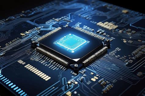 Premium Ai Image Technology Circuit Processor Innovation Network Concept