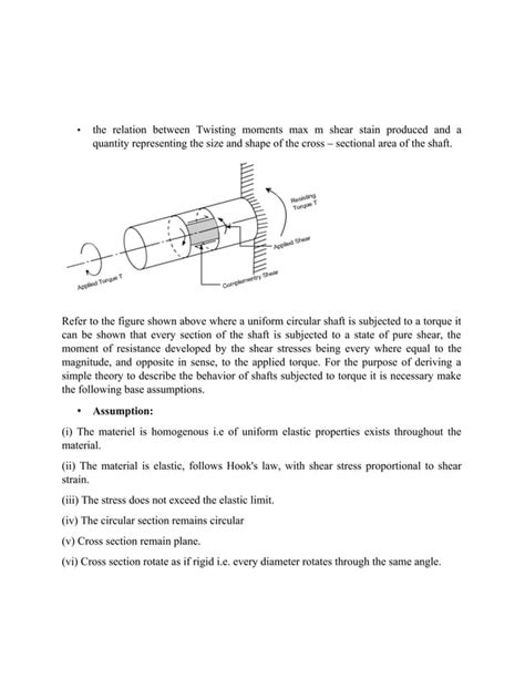 Torsion Of Circular Shafts Pdf
