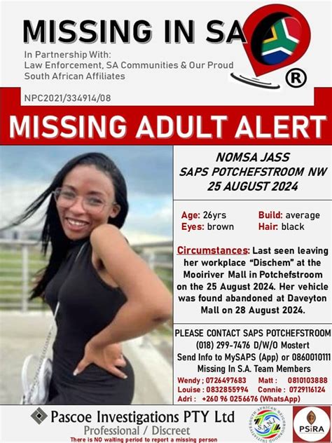 Missing South African Woman Found M8rdered Police Arrest Mozambican