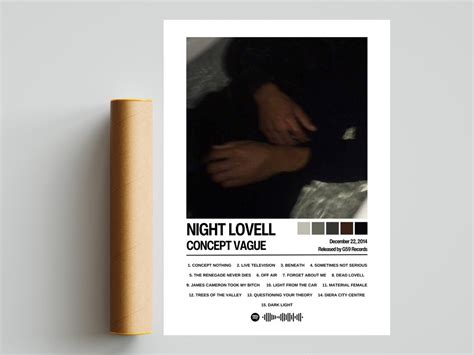 Night Lovell Poster Concept Vague Poster Album Art Album Etsy