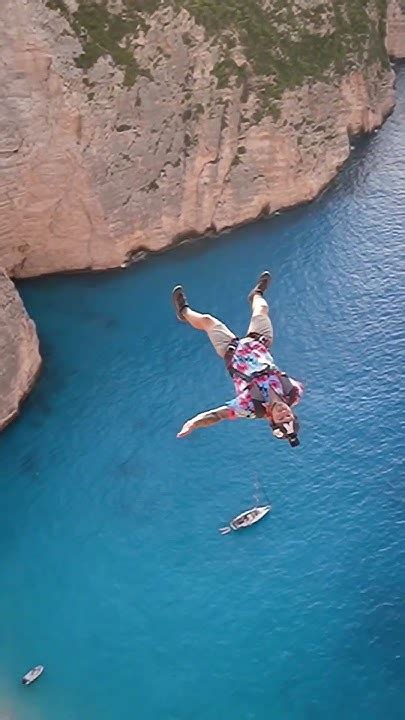 Guy Goes Base Jumping Off High Mountain Cliff 1385905 Youtube