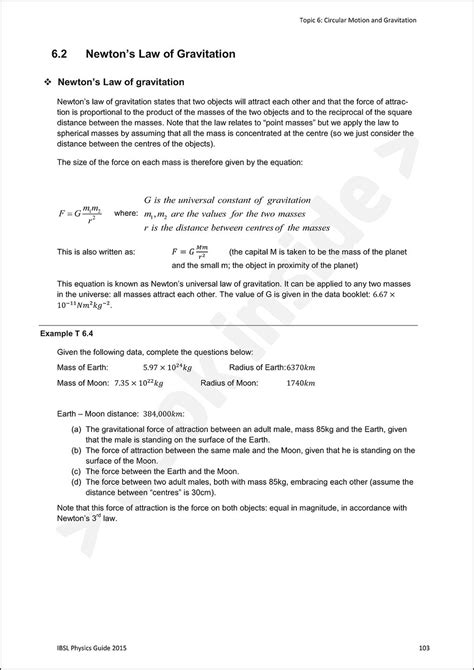 IB Physics SL Study Guide Peak Study Resources