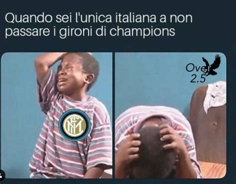 Inter Fuori Dalla Champions League I Migliori Meme Foto Sportmediaset