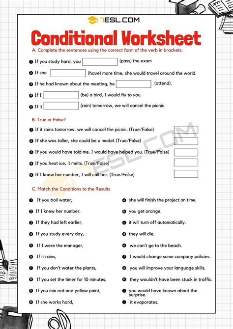 Zero And First Conditional Present Simple Worksheet