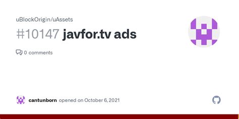 Javfortv Ads · Issue 10147 · Ublockoriginuassets · Github