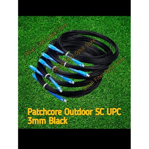 Jual Patchcore Hitam Black SC UPC Mm Bulat Shopee Indonesia