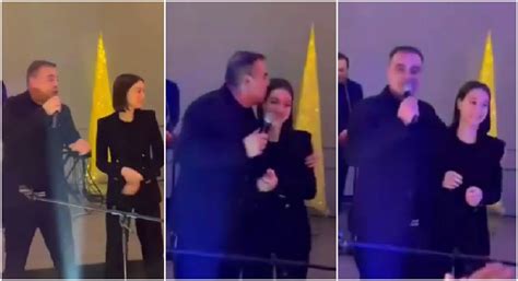 ვიდეო „ეს არის ჩემი გოგო ჩემი მელანო“ დათო ხუჯაძემ სცენაზე უფროსი