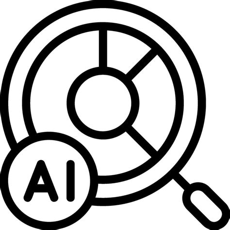 Ai Data Analysis Black Icon 66504337 Vector Art At Vecteezy