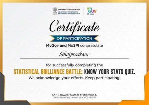 Sehajpreet Kaur On Linkedin Im Glad To Share That I Have Participated