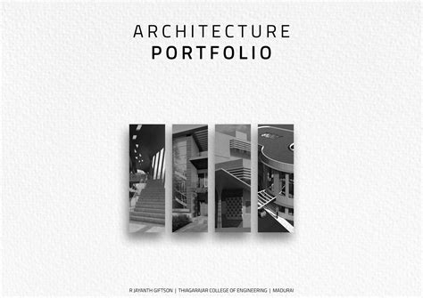 Internship Portfolio Jayanth Tson Thiagarajar College Of