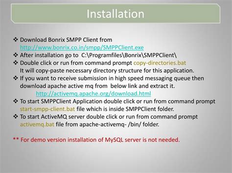 ppt bonrix smpp client powerpoint presentation free download id