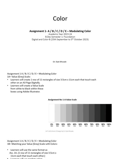Color Assignment 1 Abcde Pdf Vision Graphics