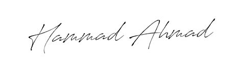 88 Hammad Ahmad Name Signature Style Ideas Super Electronic Sign