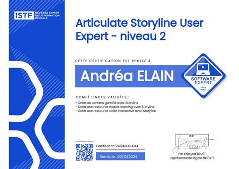 Procertif Andréa Elain Andréa Elain