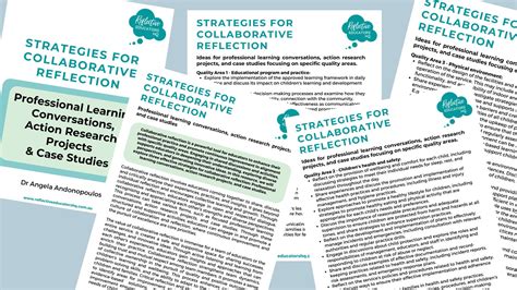Strategies For Collaborative Reflection Journal